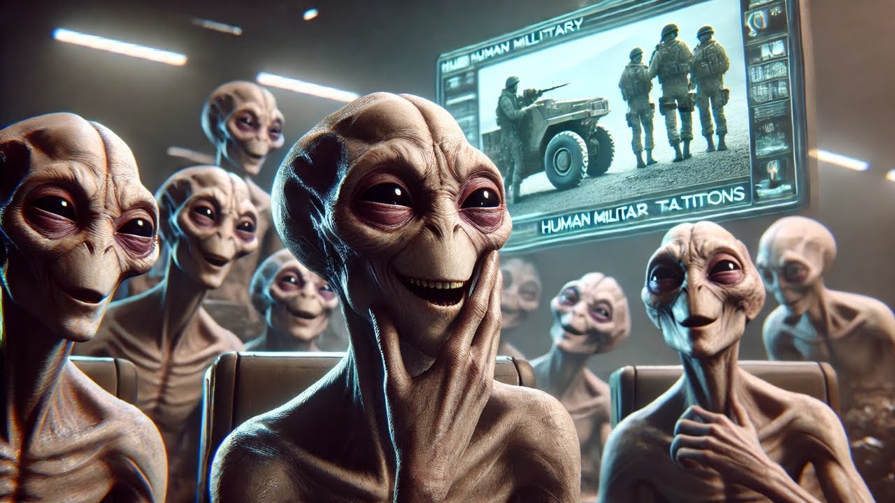 Laughing at the Short Lives of Humans, Aliens Are Amazed by Military ...