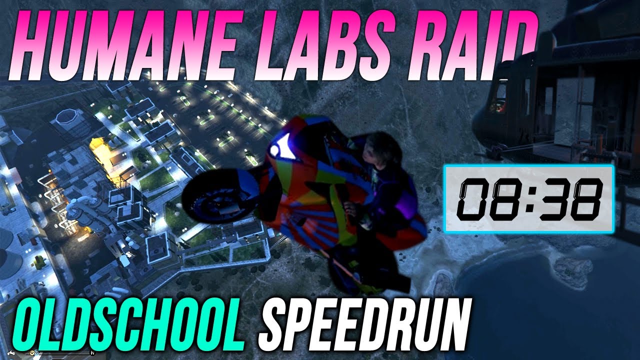 Humane Labs Raid Oldschool Speedrun w Hakuchou Drag 8:38 GTA 5 - YouTube