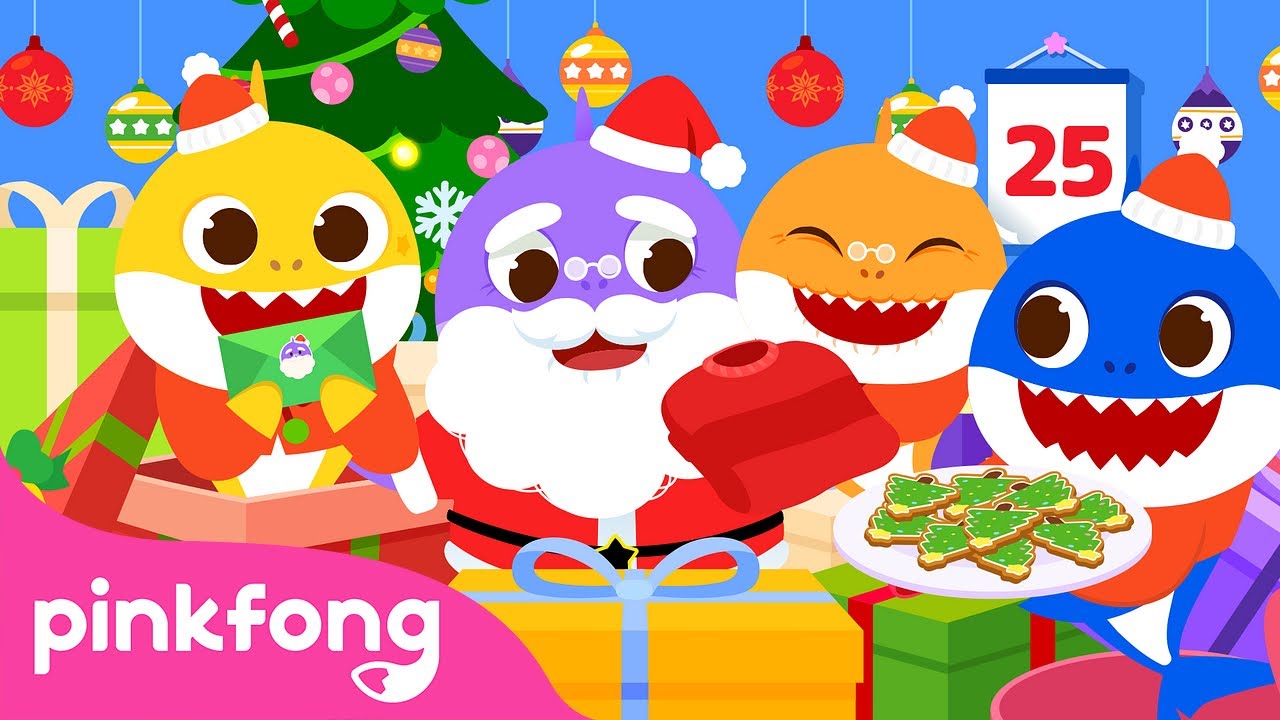 Joyeux Noël Baby Shark ! | +Comptines Noël en français | Pinkfong Baby ...