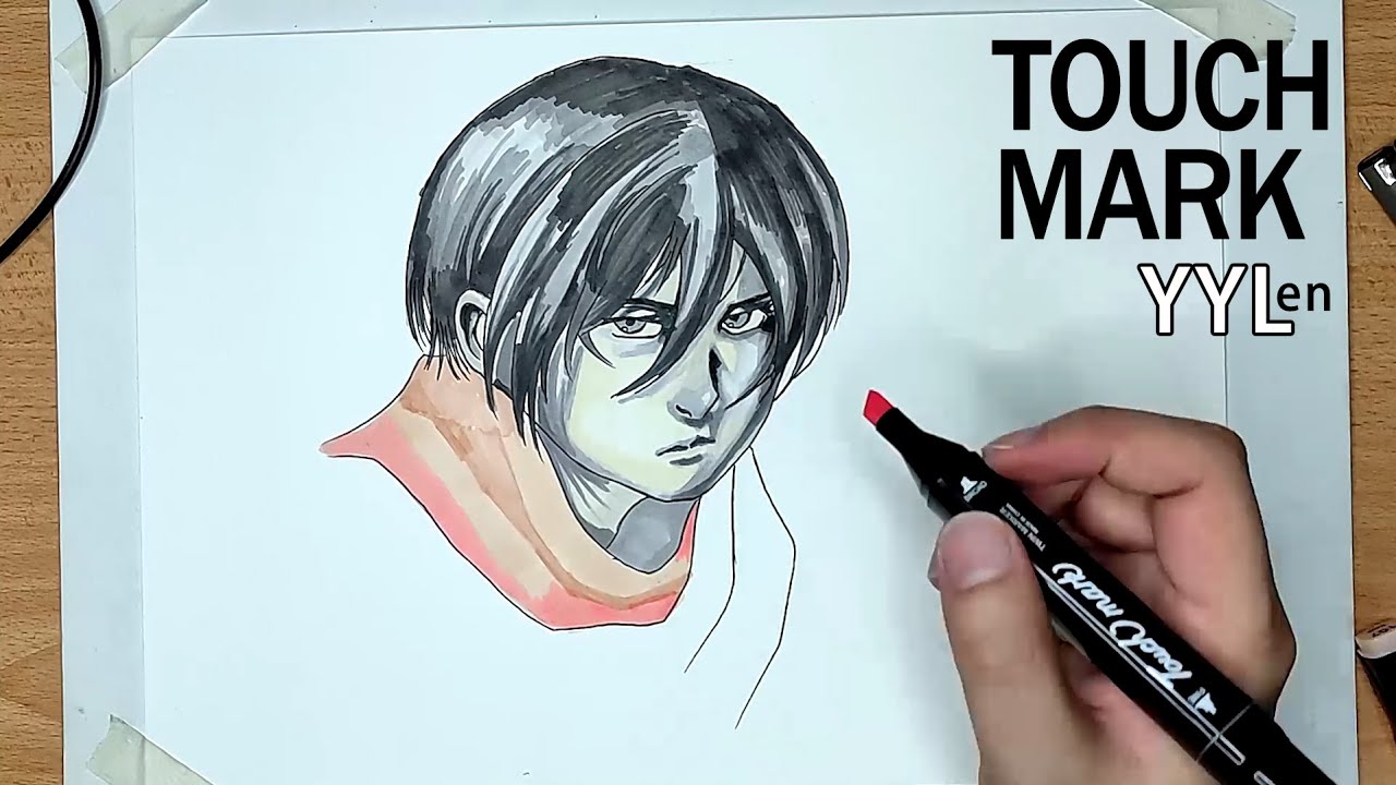 Practice Draw Anime Character | Touch Mark - YouTube