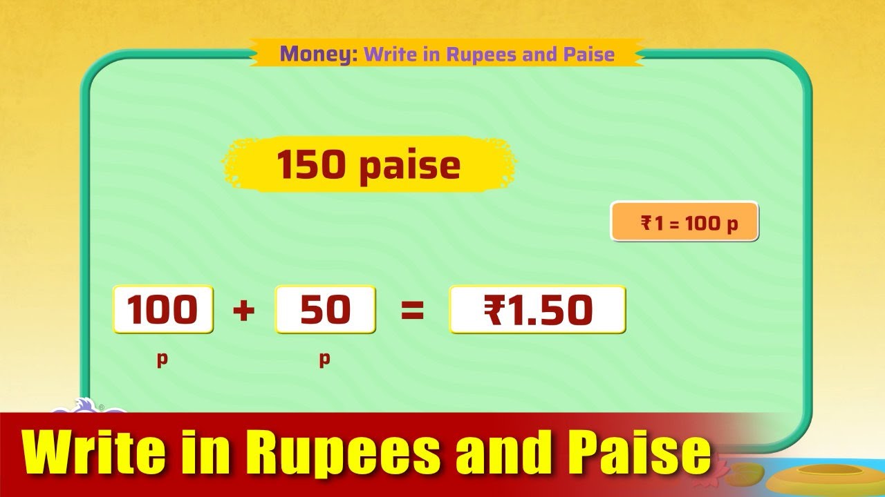 G2 - Module 18 - Exercise 2 - Write in Rupees and Paise | Appu Series ...