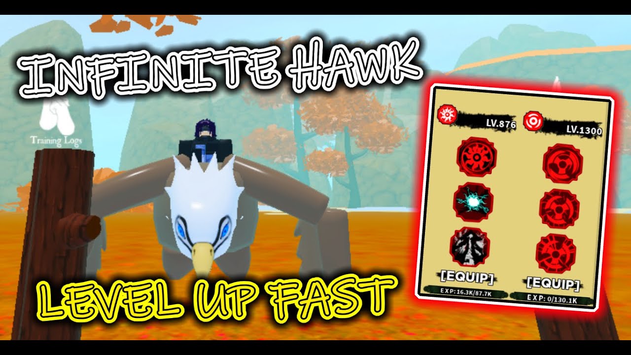 Shindo Life: Infinite Hawk Skill + Level Up Fast Trick | Bloodline New ...