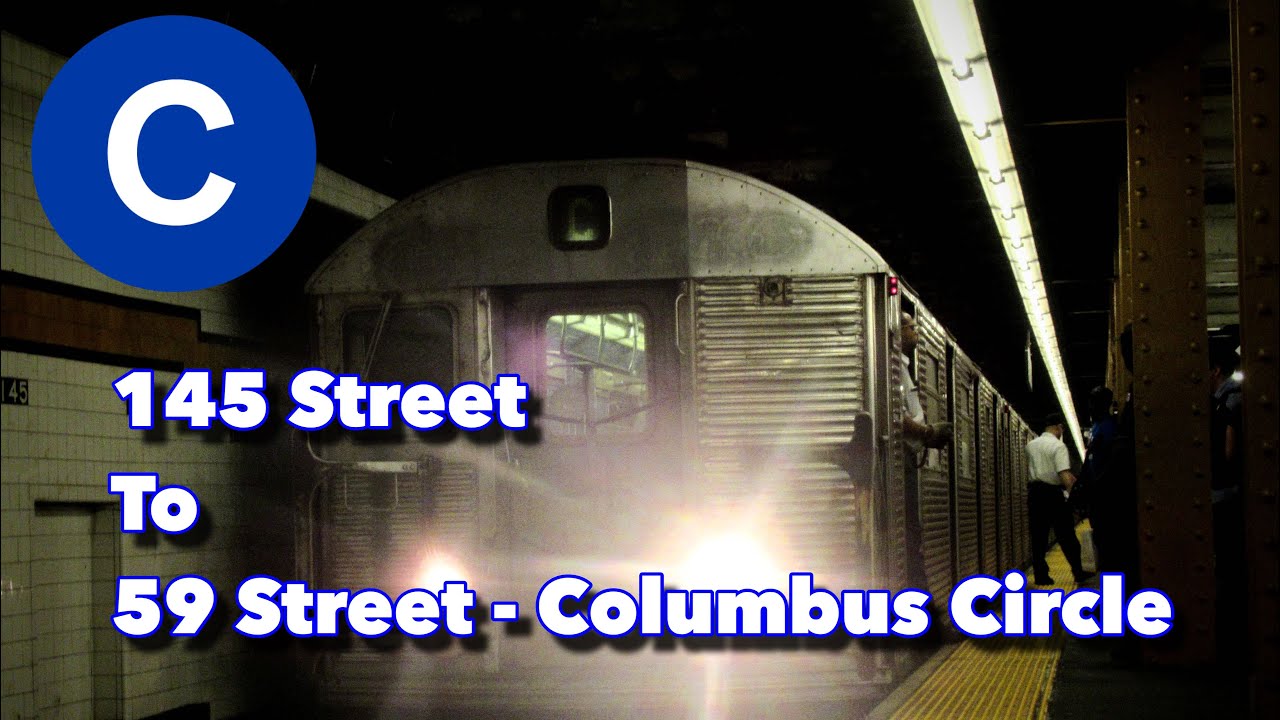 MTA New York City Subway Time-Lapse: R32 (C) Train via Central Park ...