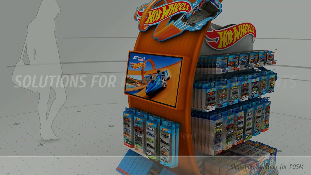 Hot Wheels slideshow solutions for POSM - YouTube