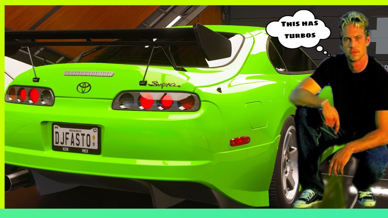 Twin Turbo Supra With New Intake Youtube