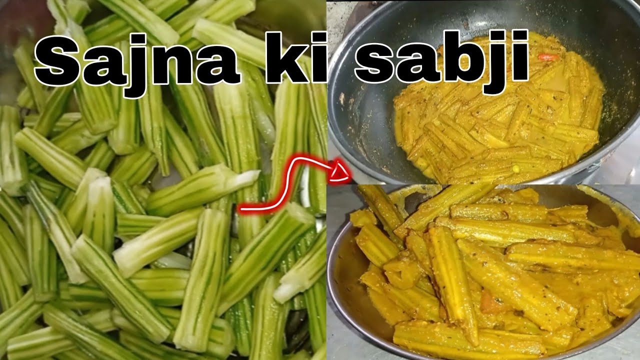 Sajna Ki Sabji (Drumstick) recipe - YouTube