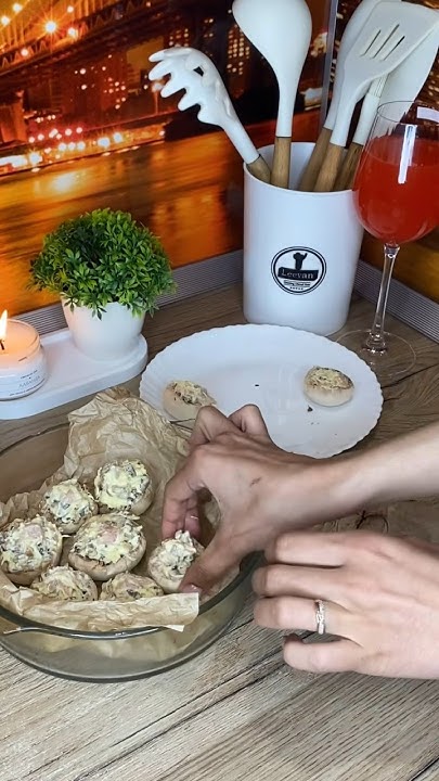 Коктейль «Секс на пляже🍹 и фаршированные шампиньоны🤤 Youtube