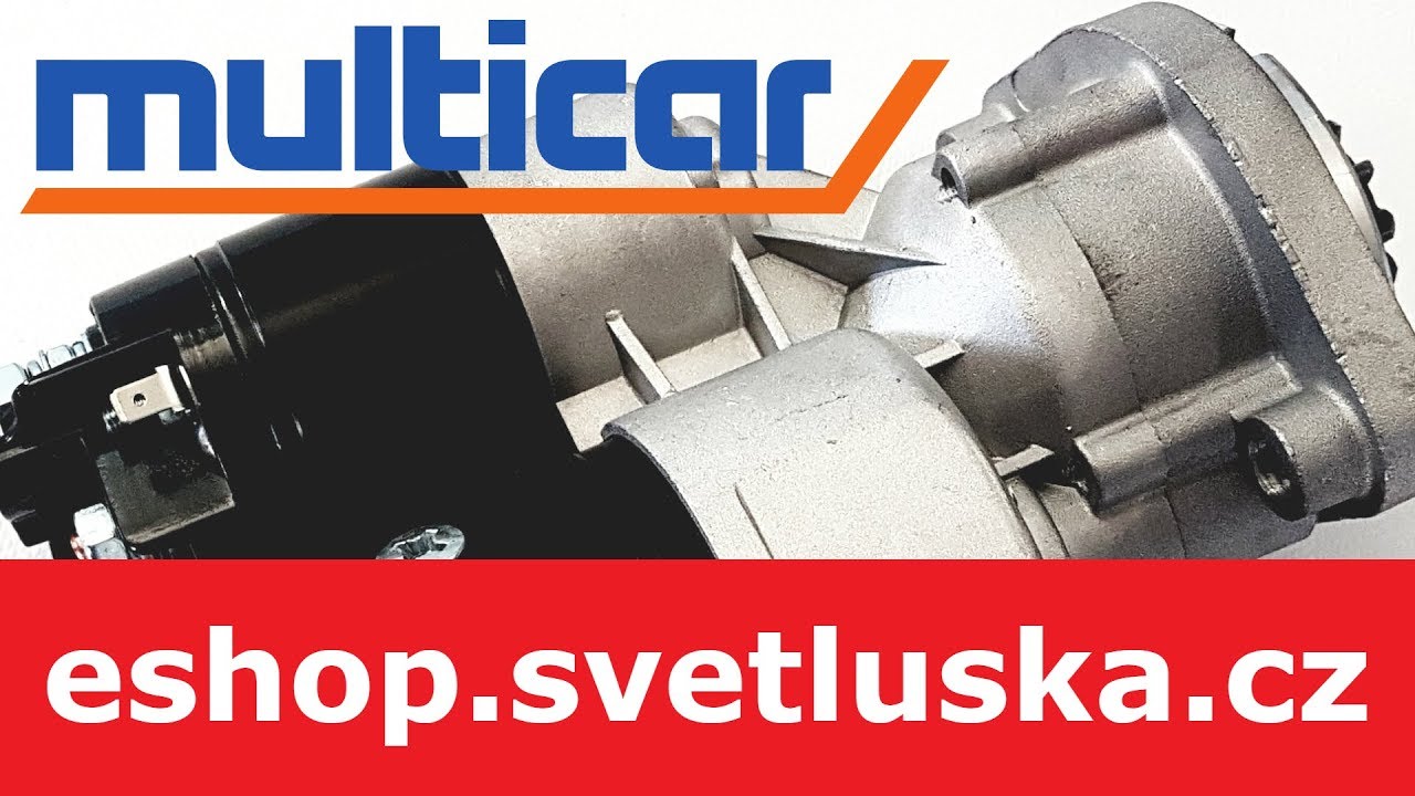Startér Multicar M25 s reduktorem /Anlasser schnelllaufend Multicar M25 ...