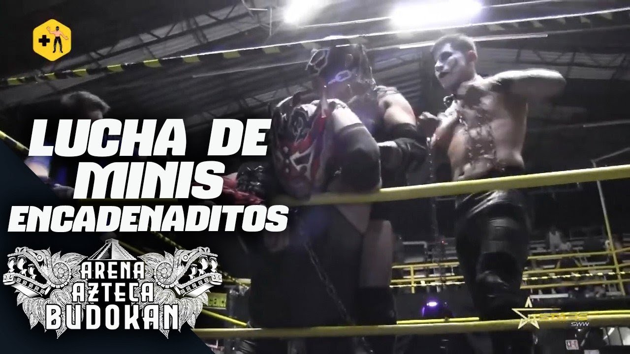 Lucha encadenados: Mini Oriental vs Mini Charly Manson vs Mini ...