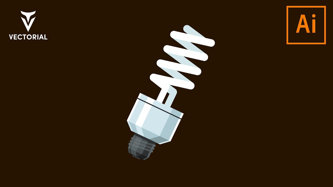 Light Bulb tutorial in Adobe illustrator 2020 - YouTube