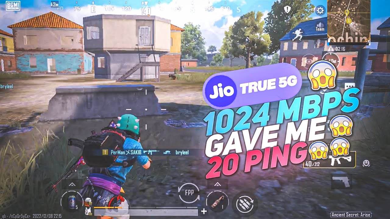 1024 MBPS SPEED GAVE ME 20 PING😱 | 20 MS ON JIO 1 GBPS SPEED | JIO 5G ...