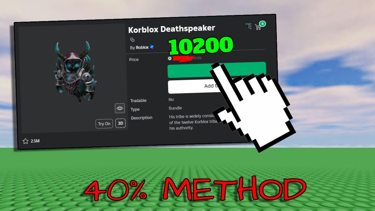 *WORKING 2024* HOW TO GET 40% OFF ANY ITEM ON ROBLOX - YouTube