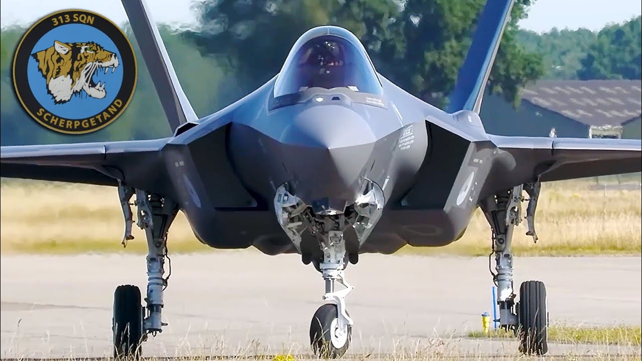 [4K] 313 squadron the 2nd sqn of the RNLAF operating the F-35A ...