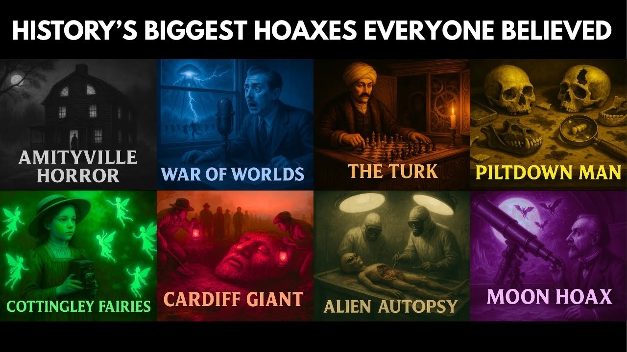 33 Mind-Blowing Hoaxes That Tricked the World - YouTube