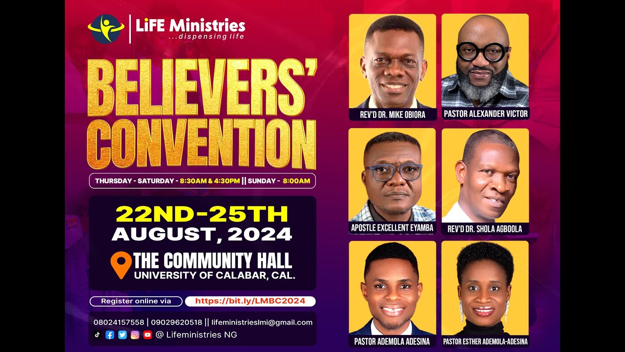 LiFE Ministries BELIEVERS' CONVENTION 2024 | DAY 3 - EVENING SESSION ...