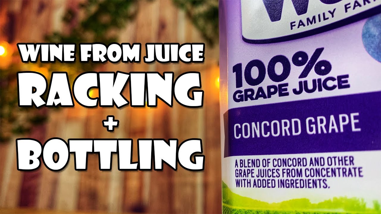 Wine from Grape Juice (Part 2) | Racking and Bottling, Explained - YouTube