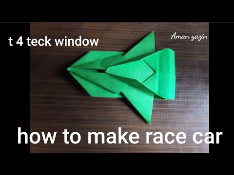 How to make race car - YouTube