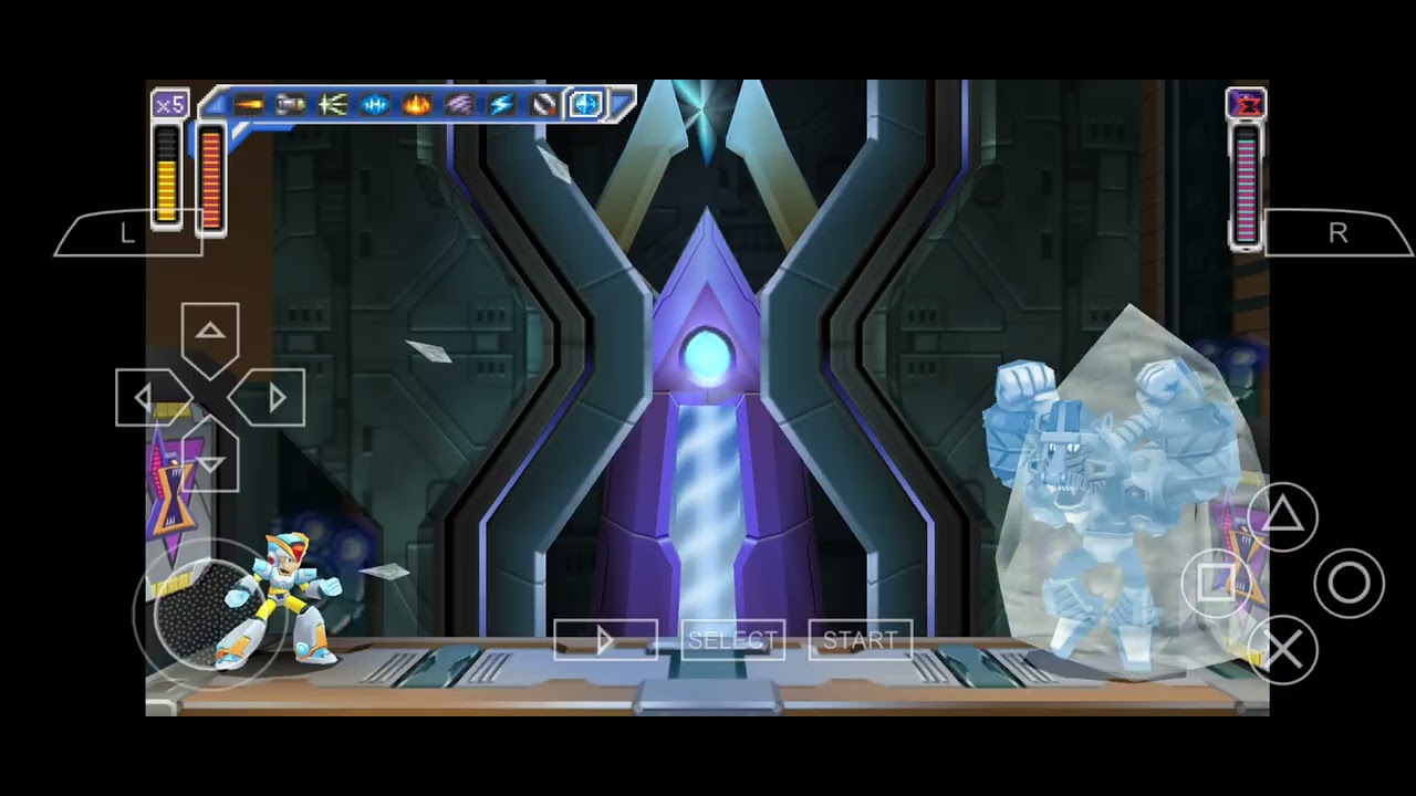 Megaman Maverick Hunter X - Spark Mandrill Rematch Boss Fight - YouTube