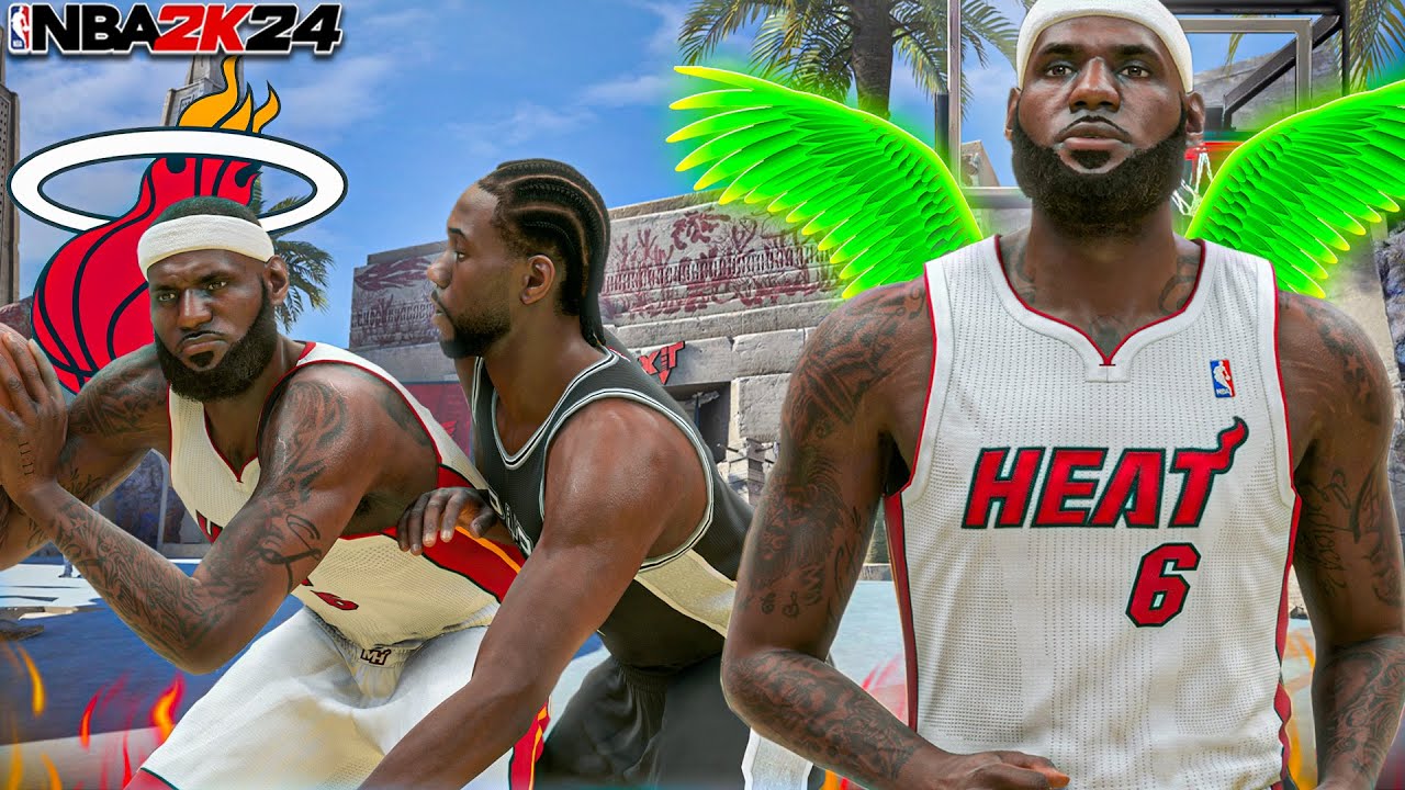 6’8 MIAMI HEAT LEBRON JAMES BUILD RETURNS AND DOMINATED THE 1V1 COURT ...