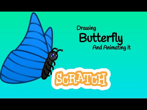 BUTTERFLY DRAWING & ANIMATION | SCRATCH - YouTube