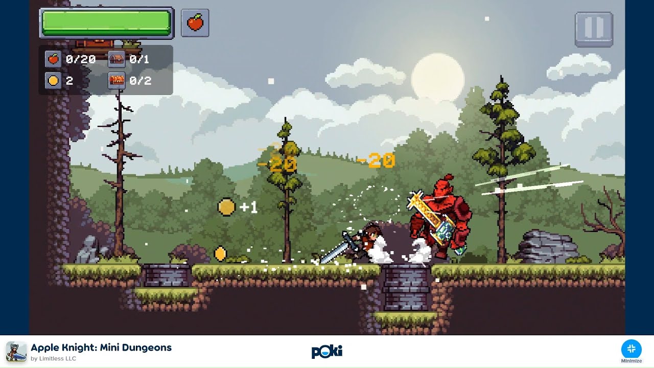 apple knight | boss battle - YouTube