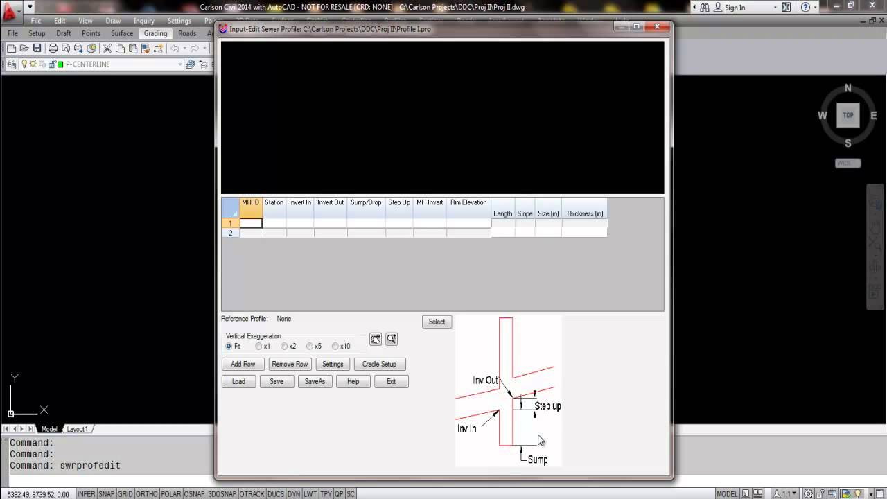 Direct Entry of Sewer Profiles for Drafting - YouTube