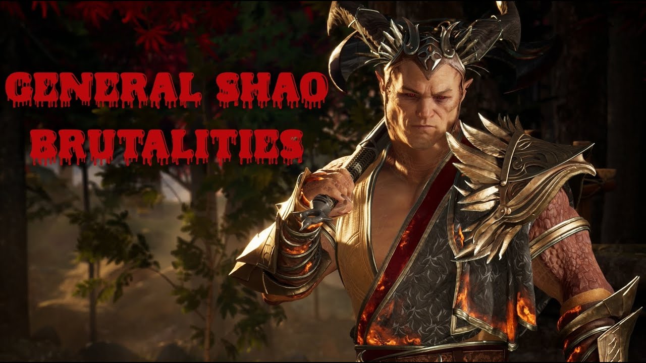 General Shao Brutalities (5) + Tutorial | Mortal Kombat 1 - YouTube