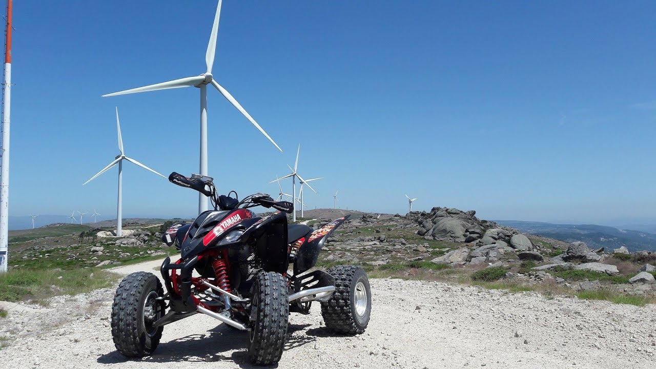Yamaha Raptor 350R - Passeio até as Eólicas - Gopro - Portugal - YouTube