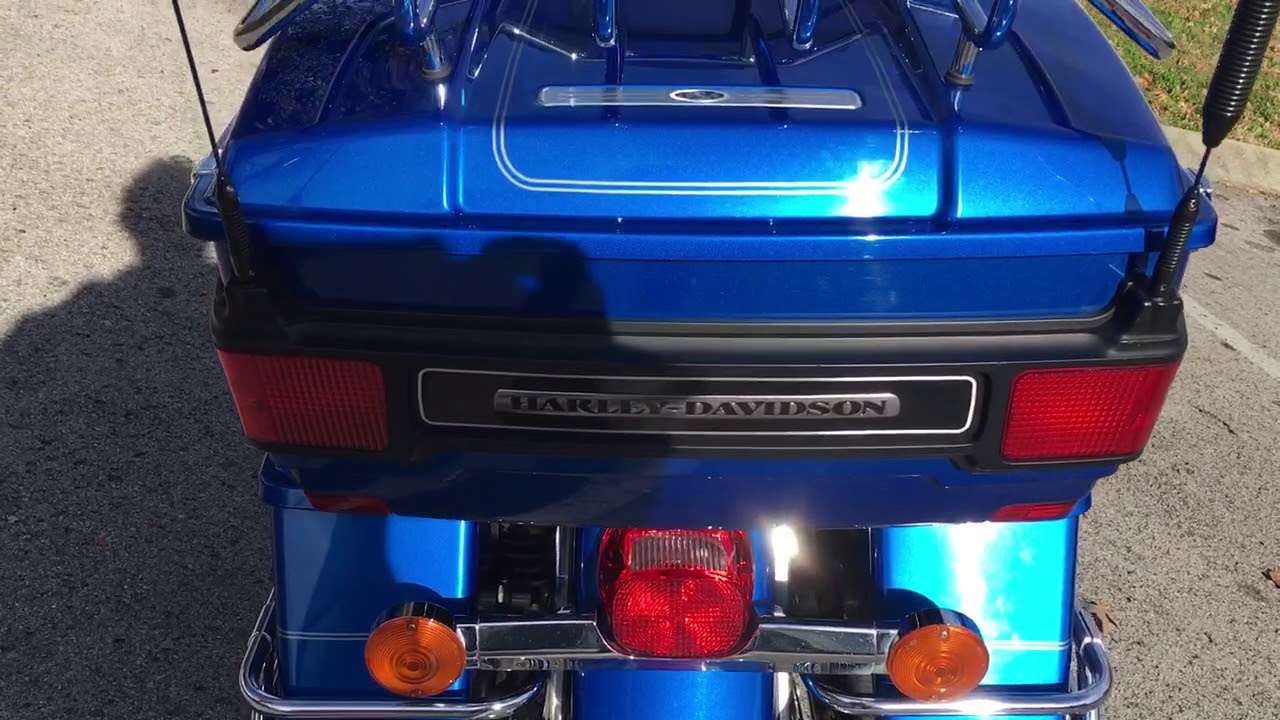 2008 Ultra Classic Blue - YouTube