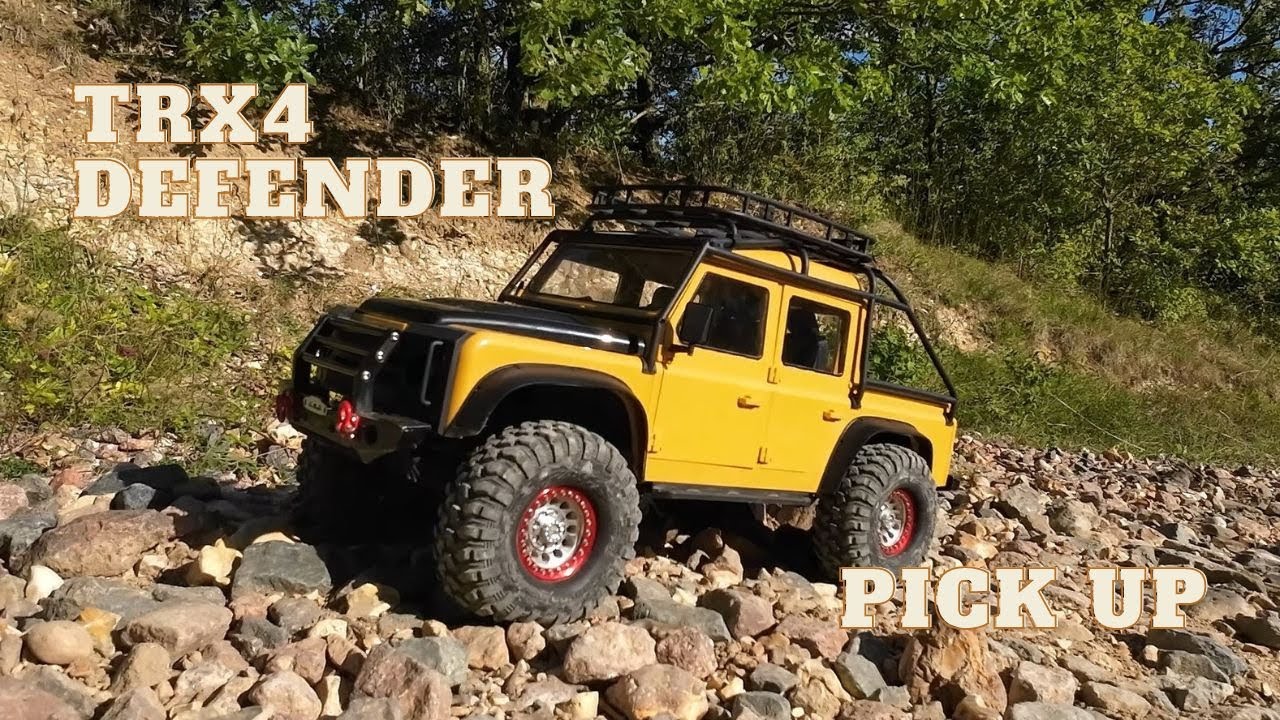 TRX4 DEFENDER PICKUP 1st run - YouTube