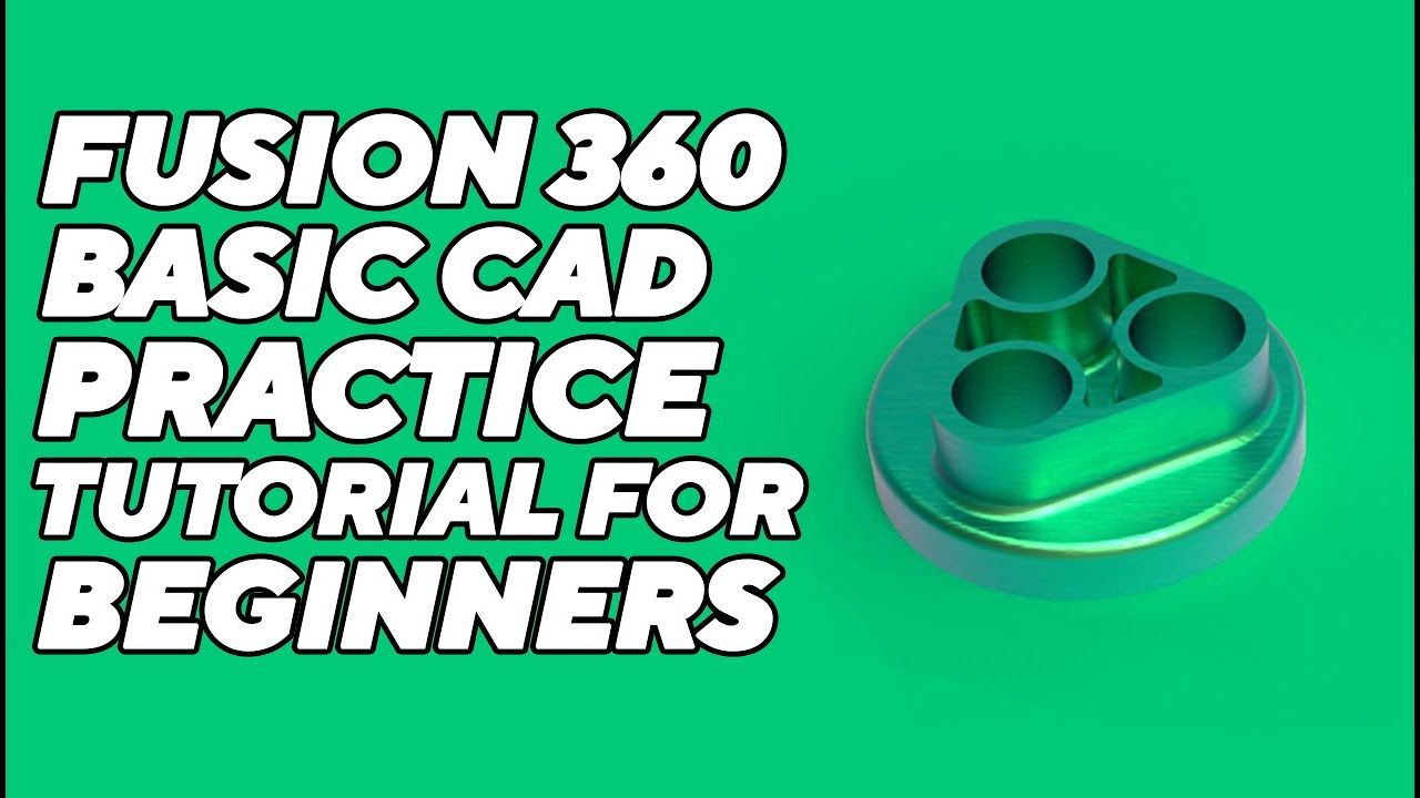 Fusion 360 basic cad tutorial for beginners - YouTube