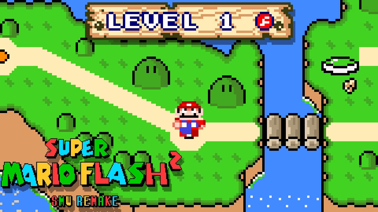 Super Mario Flash 2 Remake (SMW HACK). ᴴᴰ - YouTube