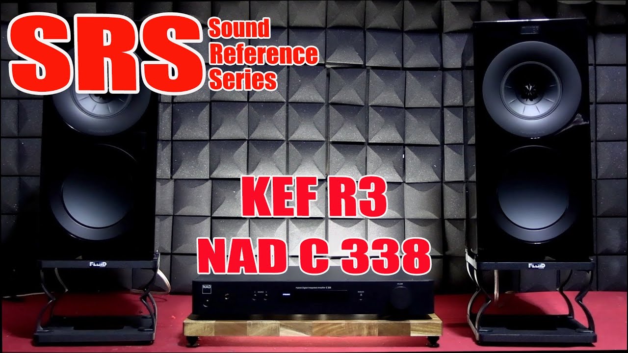 [SRS] KEF R3 / NAD C 338 / Bookshelf Speakers / Integrated Amplifier ...