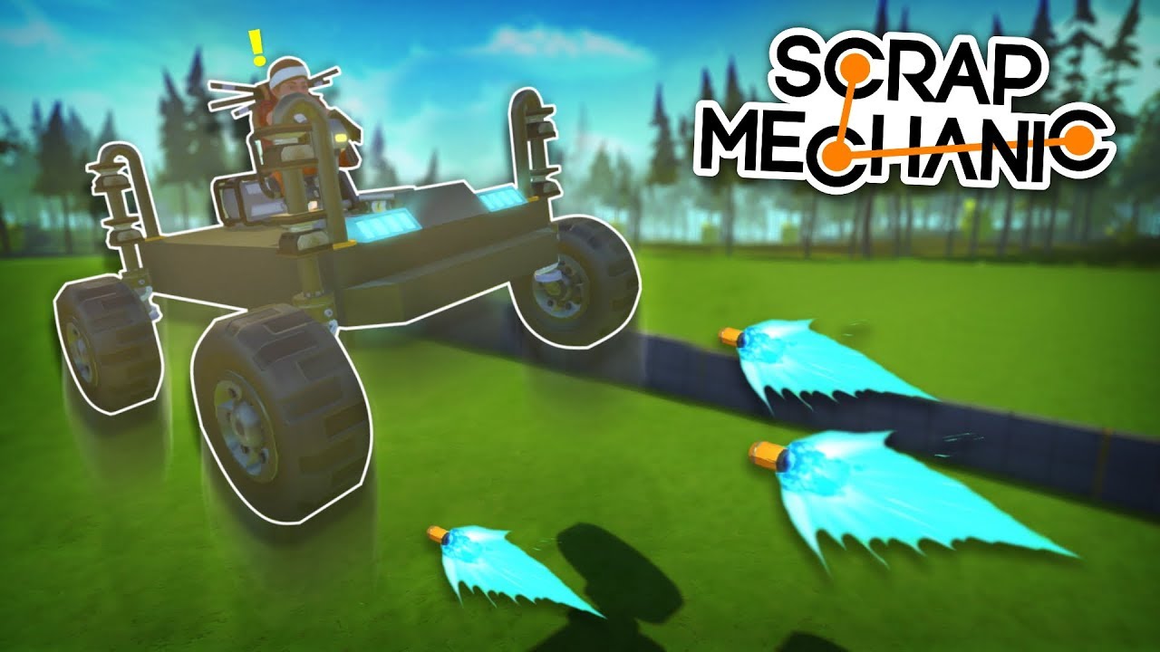 Who's the Best at Dodging Rockets?! - Scrap Mechanic Multiplayer Monday ...