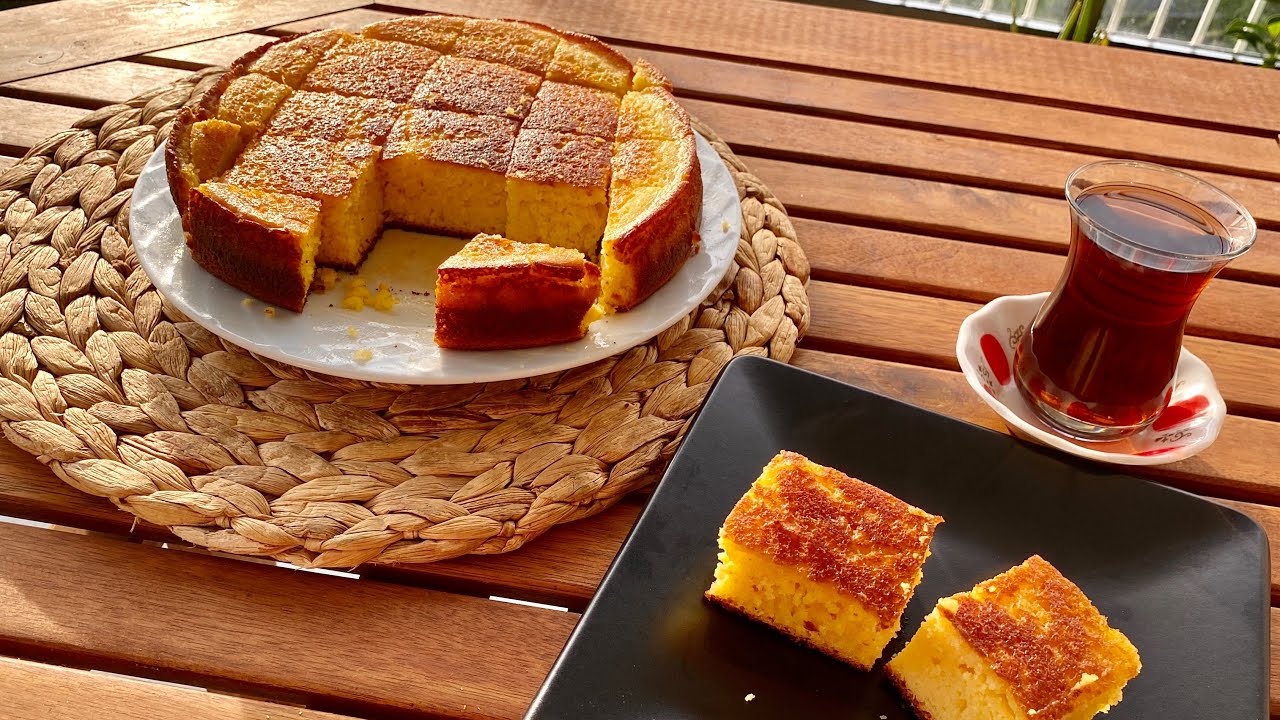 FIRIN YOK TAVADA SÜNGER GİBİ YUMUŞAK MISIR UNLU KEK TARİFİ NEFİS YEMEK ...