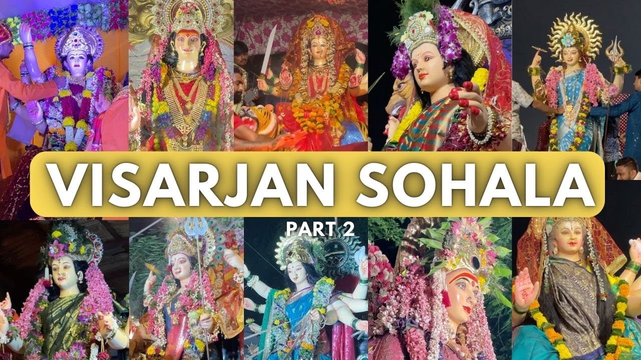 Navratri Visarjan Sohala 2024 - Dadar Chowpati Visarjan - YouTube