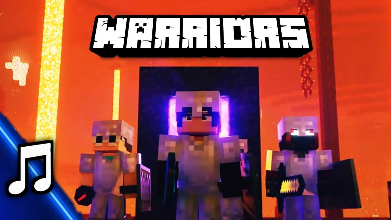 🎶🔊[AMV] Imagine Dragons - "Warriors" (Minecraft Animations) - YouTube
