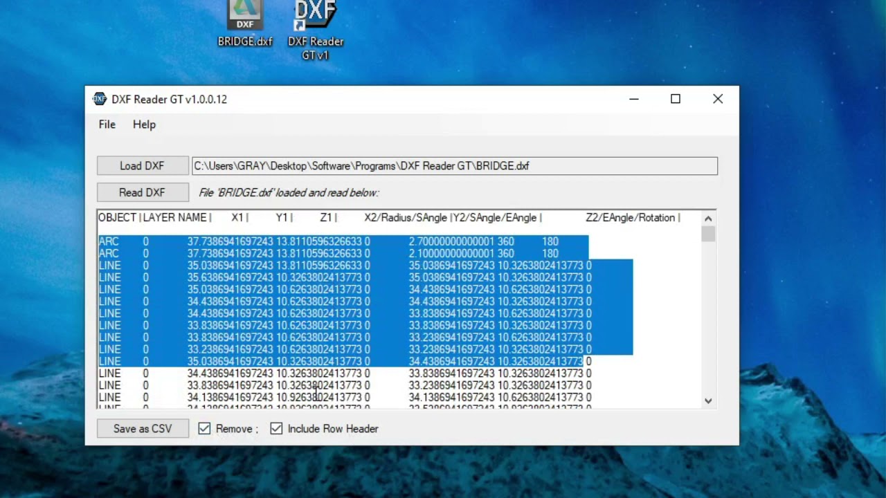 How to extract XYZ data from DXF CAD Drawings WITHOUT AutoCAD - DXF ...