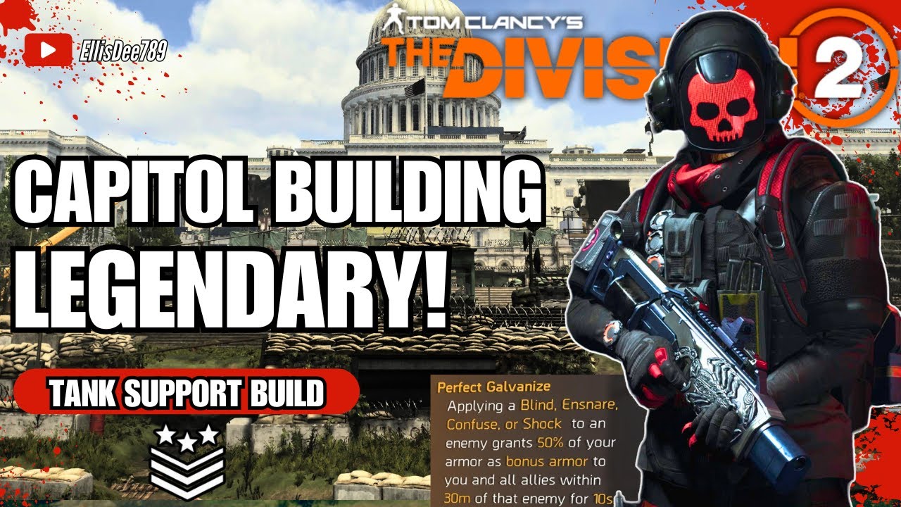 Capitol Building LEGENDARY in 23 minutes! | Tank Support Build - The ...