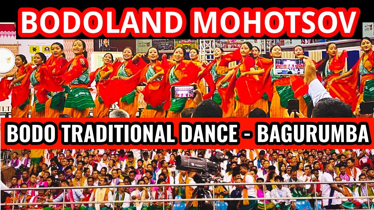Bodo Traditional Dance BAGURUMBA at BODOLAND MOHOTSOV DELHI - YouTube
