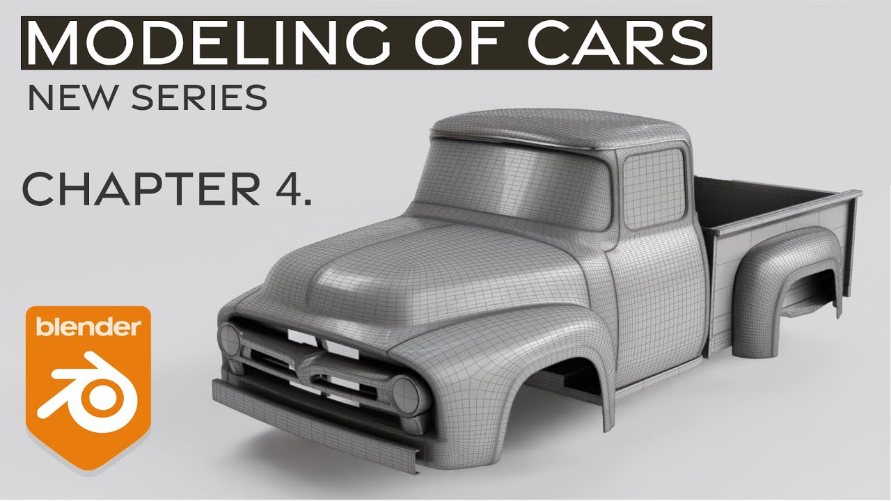 Car Modeling in Blender - Chapter 4. Surface modeling, Subdivision ...