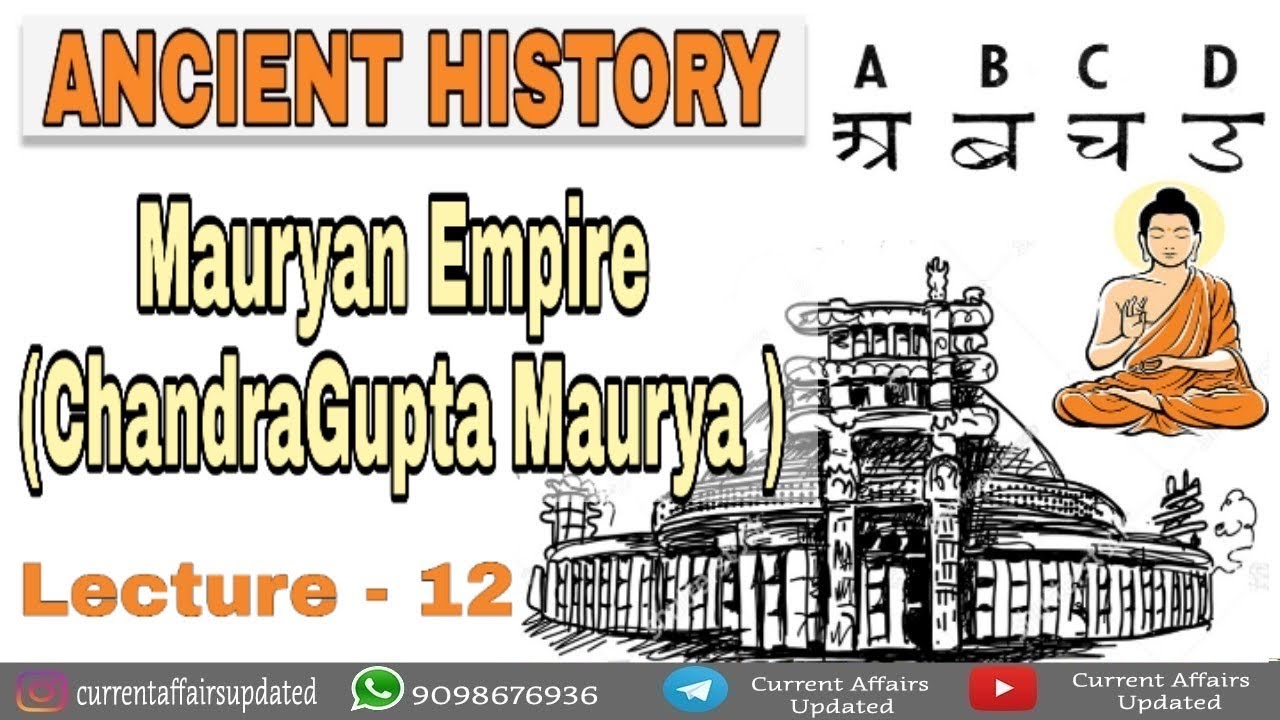 Ancient History-Lecture 12 Mauryan Empire ( Chandragupta Maurya) - YouTube
