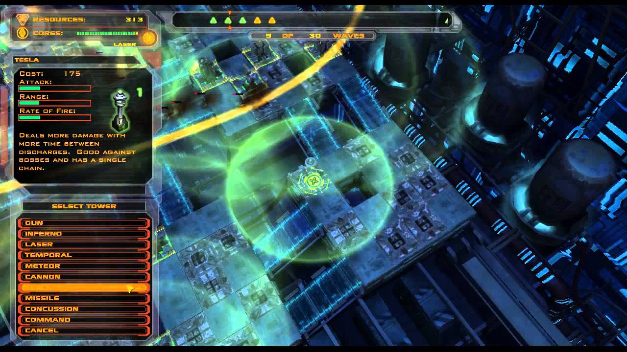 Defense Grid - The Awakening - Last Stand Story (Gold) - YouTube