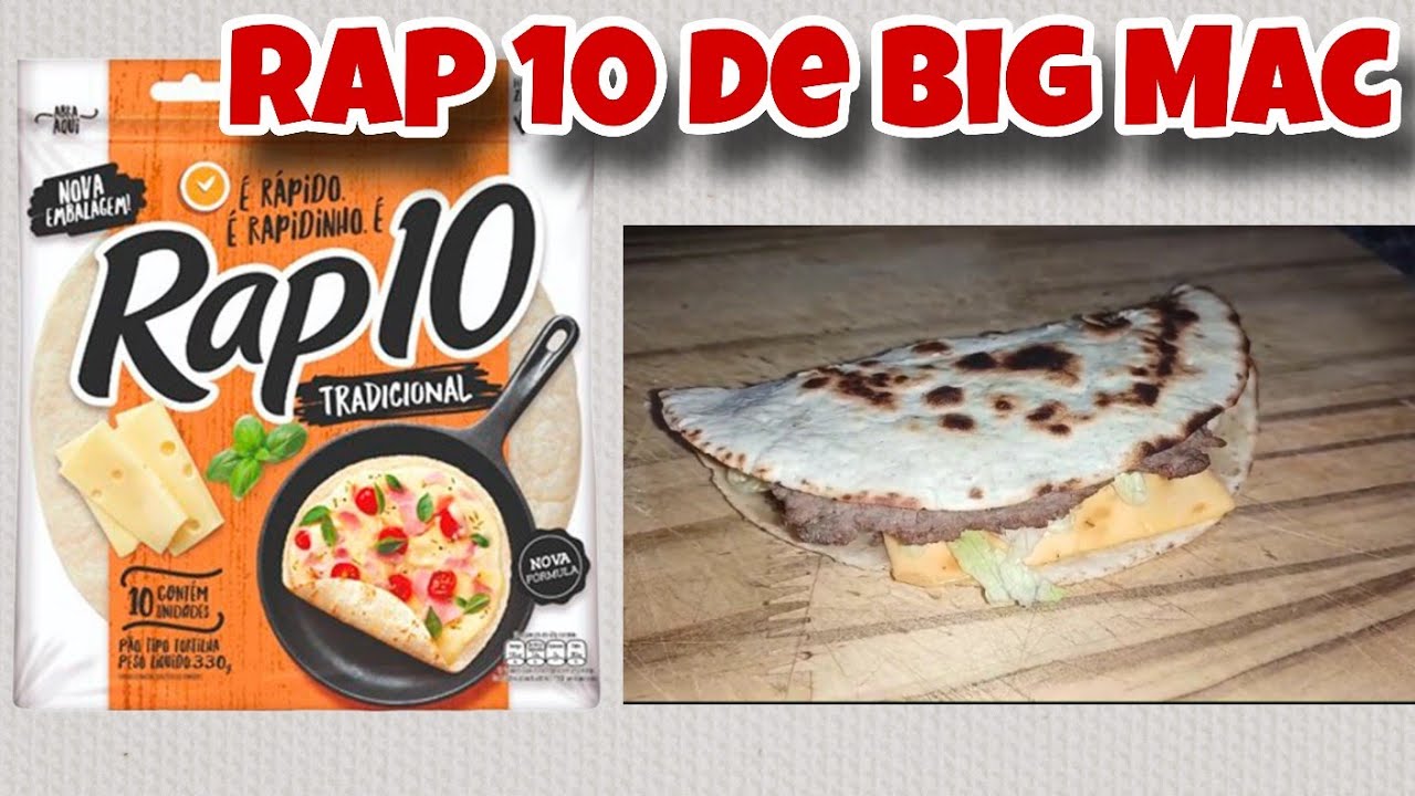 BIG MAC de Rap 10 , lanche de Rap 10 #Bigmacrap10 - YouTube