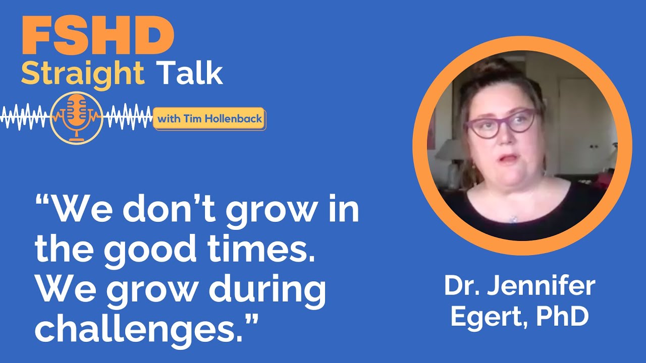 We don’t grow in the good times. We grow during challenges. FSHD ...