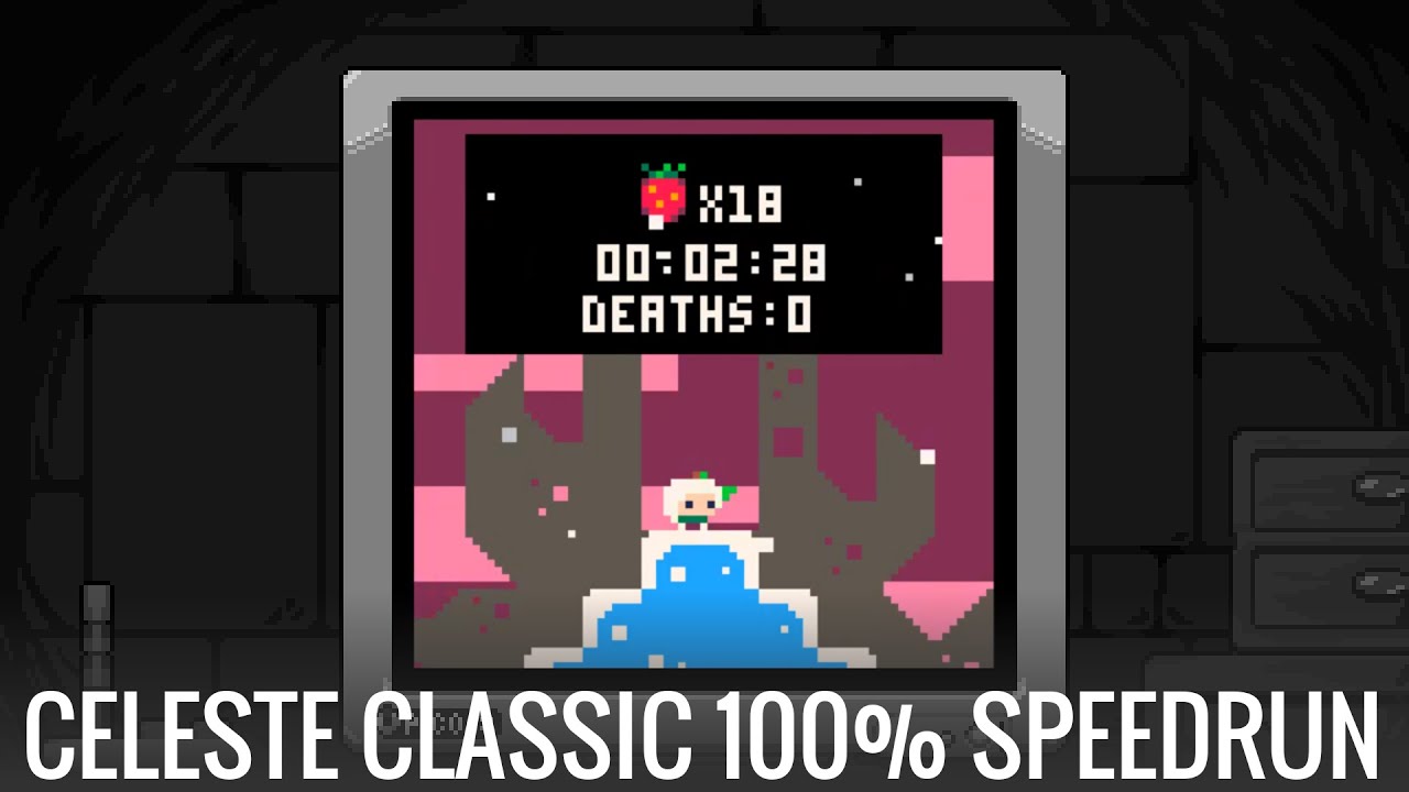 Celeste Classic (PICO-8) 100% Speedrun in 2:28 IGT - YouTube