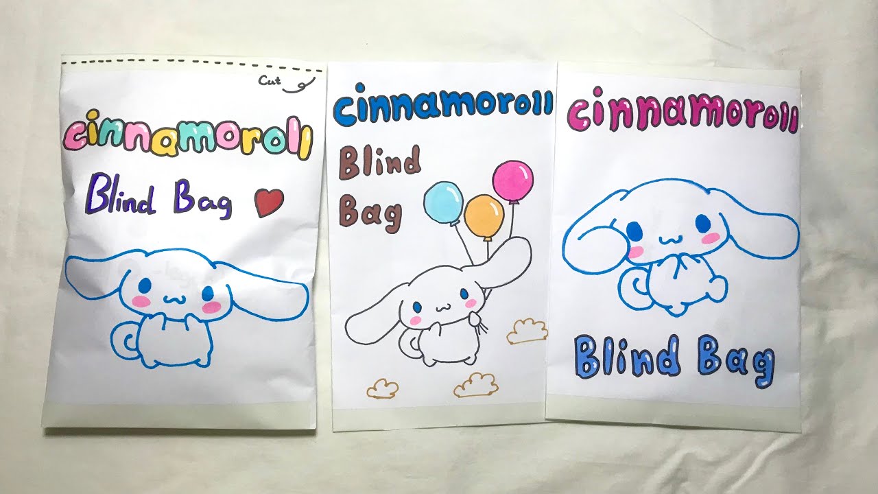 paperdiy Cinnamoroll Blind Bag ASMR blindbag craft diy paperdiy Cinnamoroll Blind Bag ASMR blindbag craft diy
