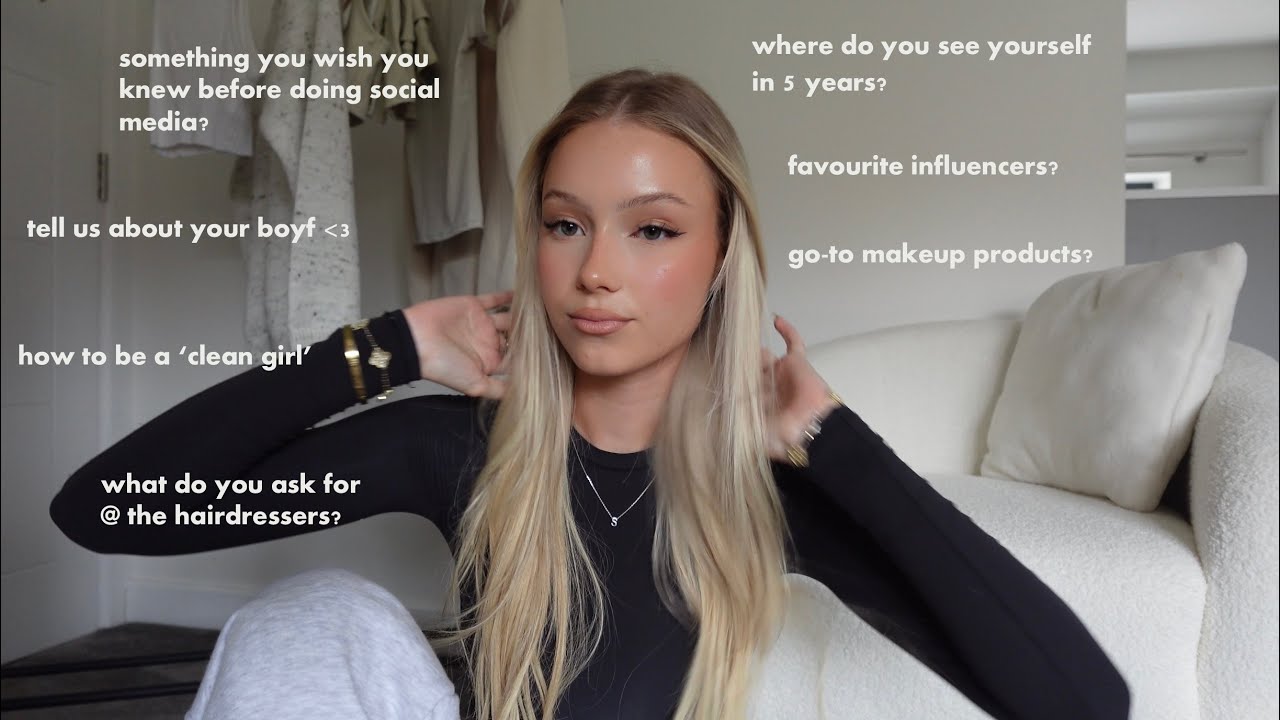Q&A get ready w me xox - YouTube