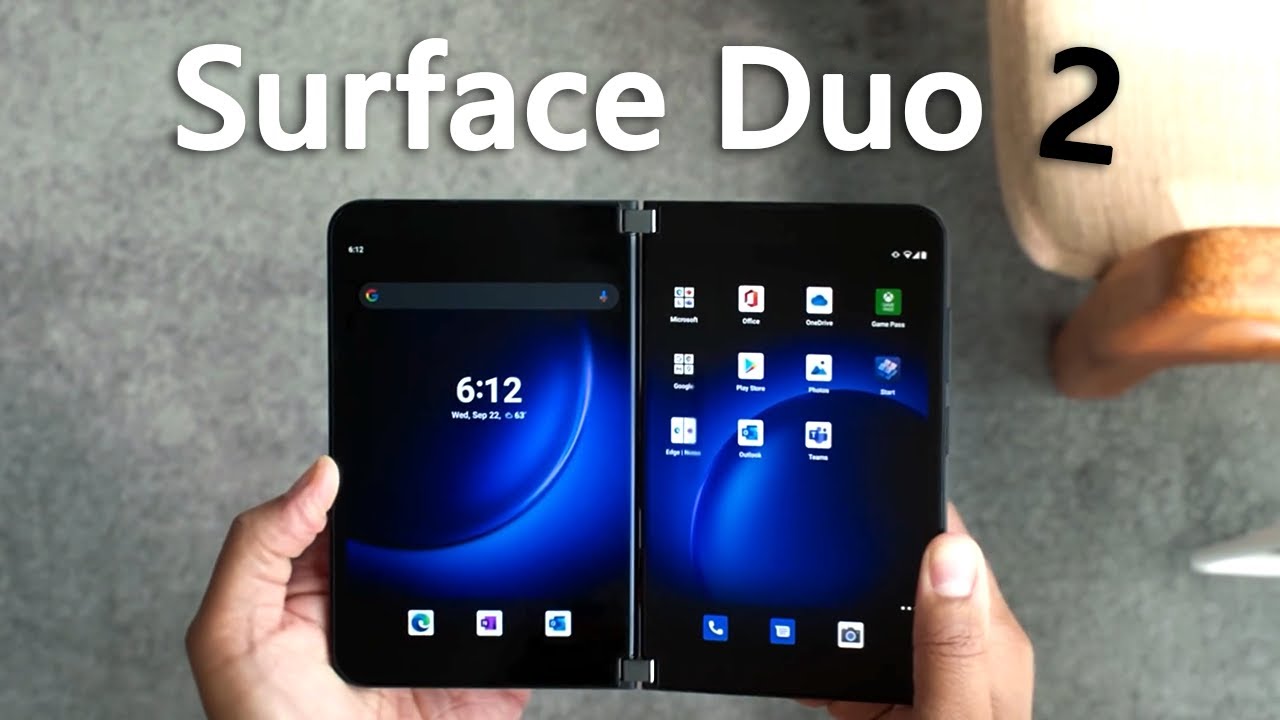 Surface Duo 2 Microsoft's Dual Screen Foldable Phone - YouTube