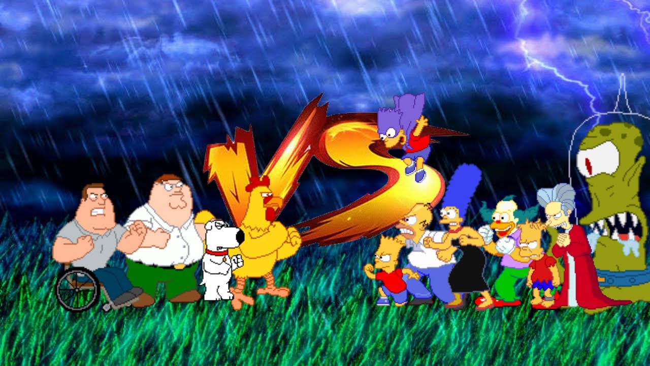 Family Guy VS The Simpsons (Custom M.U.G.E.N Build) - YouTube